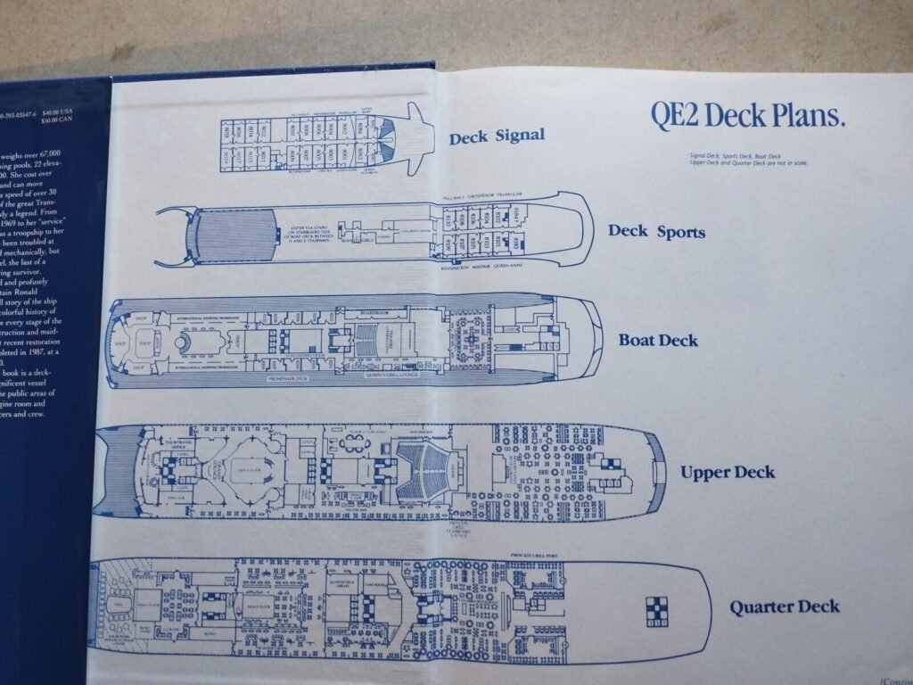 QE2 – Cunard Line Flagship By Capt. Ronald W. Warwick (Hardcover, 1994 ...